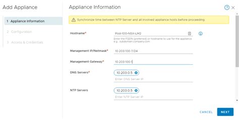 Deploying The Second And Third Nsx T Manager Nodes And Form An Nsx T