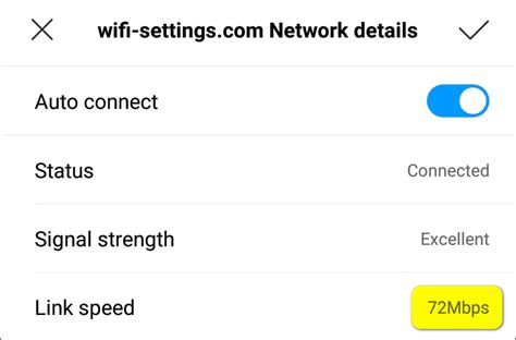 Wi Fi Network Link Speed Is Mbps Instead Of Mbps Or Instead Of Wi Fi Settings