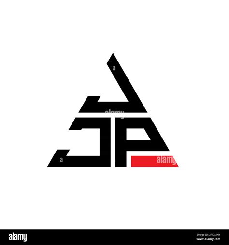 Jjp Triangle Letter Logo Design With Triangle Shape Jjp Triangle Logo Design Monogram Jjp