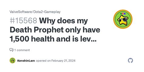 Why Does My Death Prophet Only Have 1500 Health And Is Level 29 There