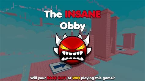 The Insane Obby Play On Roblox
