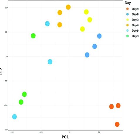 Principal Component Analysis Pca Plot Of Transcriptomic Data From Download Scientific Diagram
