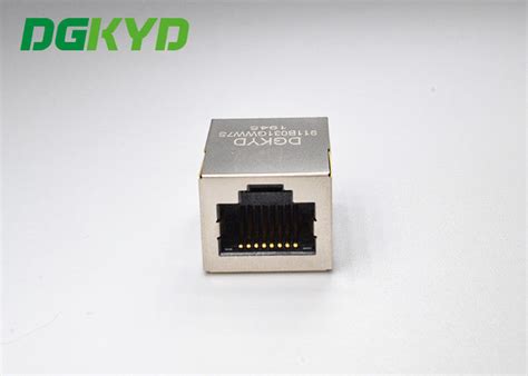 Tab Up 100base Rj45 Smt Connector Communication Socket