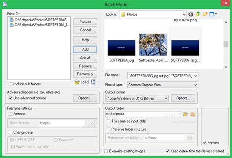 advanced batch converter download softpedia