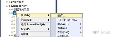 数据库表格创建 知乎