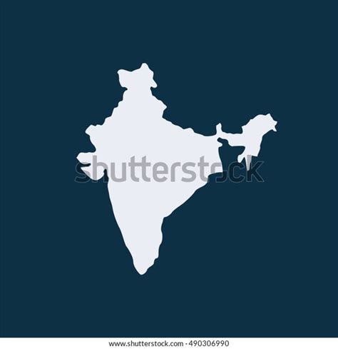 india vector map stock vector royalty free 490306990 shutterstock
