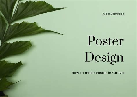 How To Make A Poster In Canva Canva Pro Apk