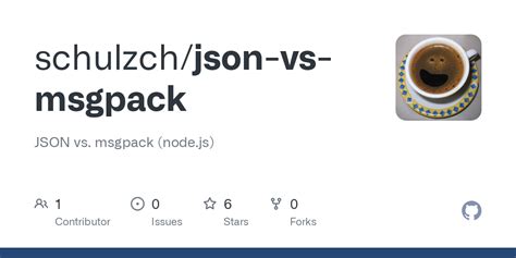 Github Schulzchjson Vs Msgpack Json Vs Msgpack Nodejs