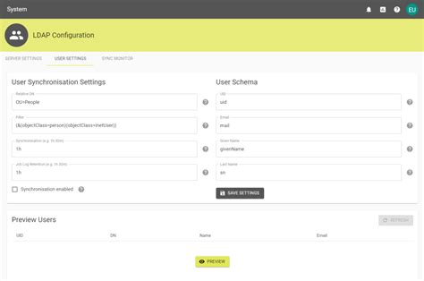 LDAP Configuration