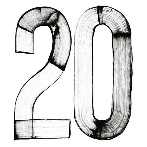 Creative Number Twenty Design