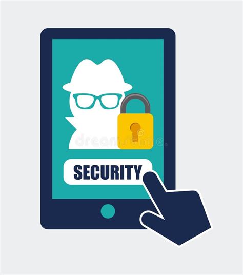 Security System Stock Vector Illustration Of Secure 44615093