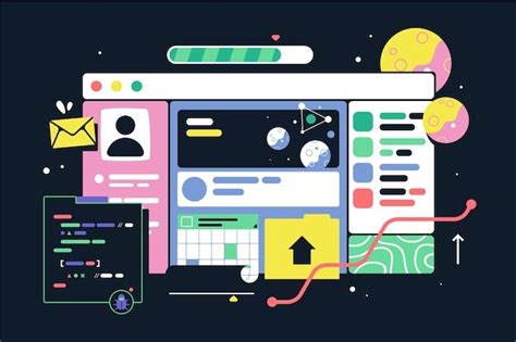 Free Vector Cms Concept