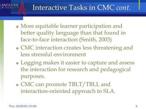 Ppt Promoting Learners Language Production Through Computer Mediated Interactive Tasks
