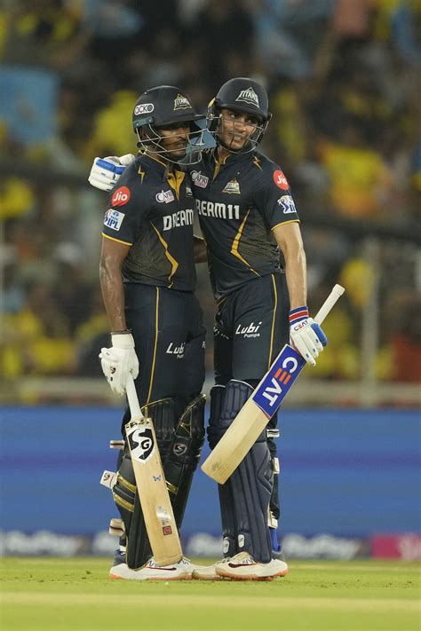 Shubman Gill Congratulates B Sai Sudharsan After The Latter Got To Fifty