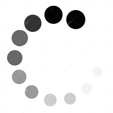 Progress Loading Spinner Icon Perfect For Waiting And Processing Stock