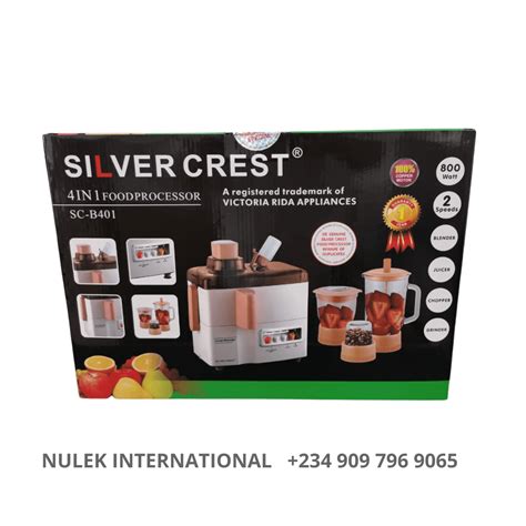 Silver Crest 4 In 1 Food Processor Nulek International