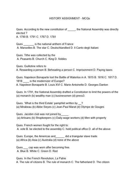 Histroy Assignment 1 Chapter 1 Class 9th Pdf