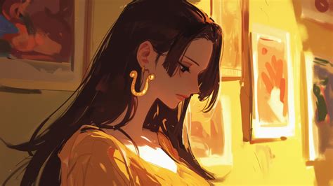 4k Hd Wallpaper Art Gallery Exploration Boa Hancock From One Piece