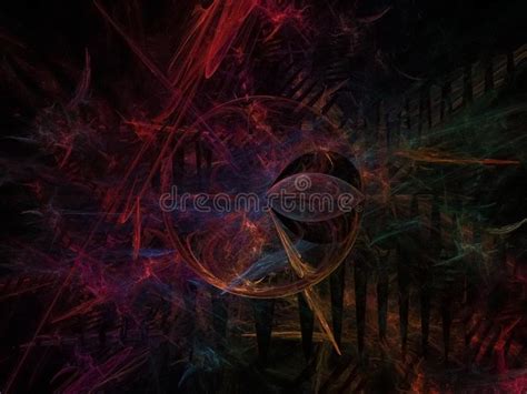 Abstract Fractal Digital Futuristic Design Render Texture Concept Chaos
