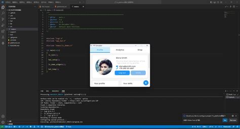 通过Vscode PlatformIO运行 LVGL 模拟器 哔哩哔哩