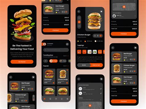 Food Delivery Mobile Apps By Md Ridoy Ahmed Tamim On Dribbble