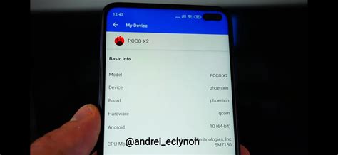 POCO X Live Shot Reveals Snapdragon G Processor Gizmochina