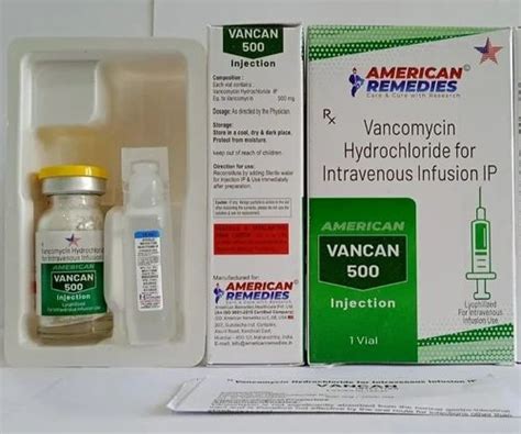 500mg Vancan Vacomycin Injection At ₹ 500piece Vancomycin Injection