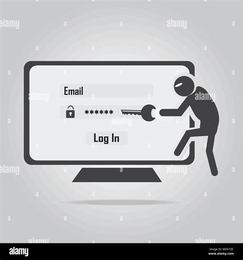 Hacker Internet Security Concept Flat Style Vector Illustration Stock Vector Image Art Alamy