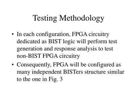 Ppt Interconnect Testing In Cluster Based Fpga Architectures