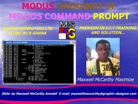 Learning Ms Dos Basic Ppsx Operating Systems Computer Software