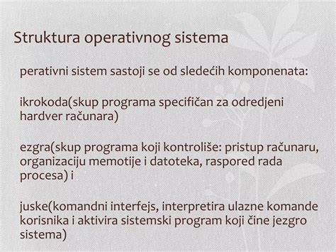 Operativni Sistemi Ppt