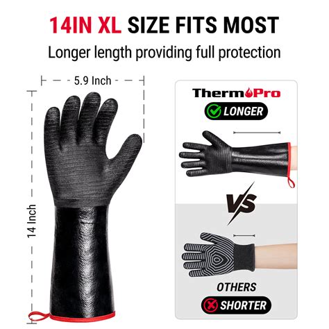 Value Pack Tp620 Instant Read Meat Thermometer Tp100 Gloves Thermopro