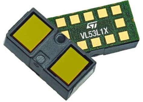 stmicroelectronics vl53l1x tof proximity sensor detects distance up to