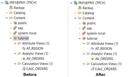 Importing Required Calculation Views Sap Tutorials