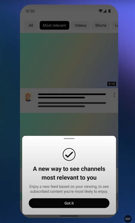 YouTube Experiments with Personalized Subscriptions Feed. — Lindsey Gamble