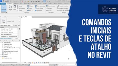 comandos iniciais e teclas de atalho no revit youtube