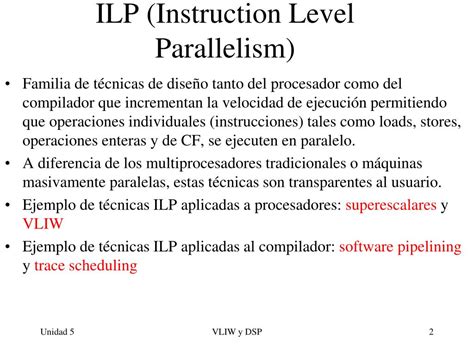 Ppt Arquitectura De Procesadores Vliw Y Dsp Powerpoint Presentation