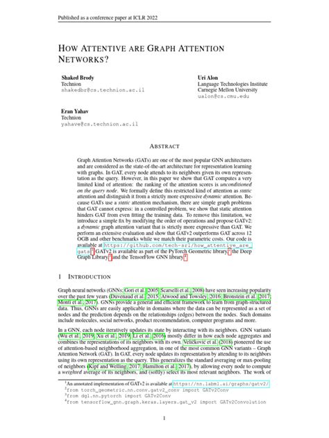 Gatv2 Pdf Mathematical Relations
