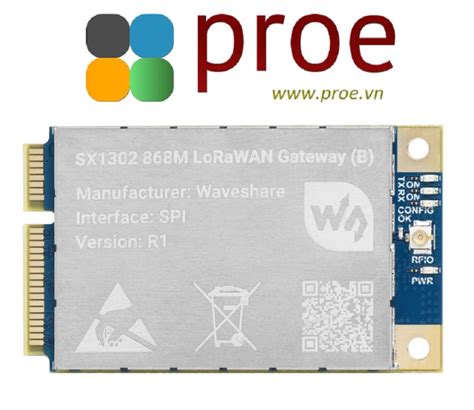 Sx130x 868m 915m Lorawan Gateway Module Hat For Raspberry Pi Standard