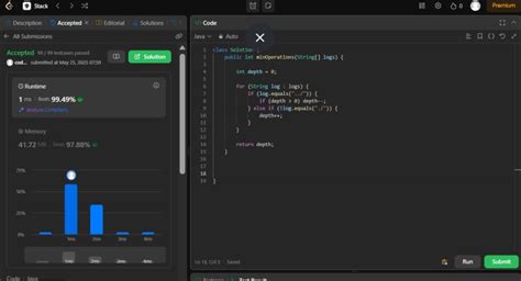 Leetcode 60daysofcode Day21 Java Simulation Problemsolving