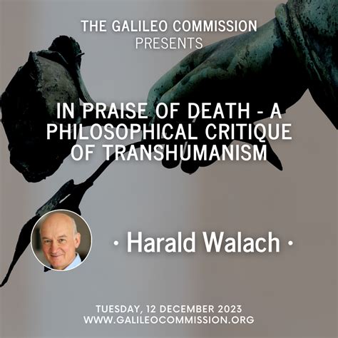 Harald Walach In Praise Of Death A Philosophical Critique Of