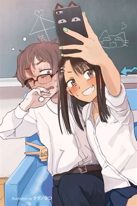 Nagatoro Hayase And Hachiouji Naoto Ijiranaide Nagatoro San Drawn By Tadano Natsu Danbooru