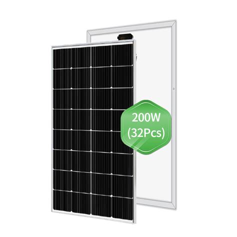Monocrystalline Silicon 25 Years Home Energy Power System Panel Types