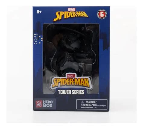 Spiderman 8 Cms Con Escenario Edificio Spider Man Noir Cuotas Sin Interés