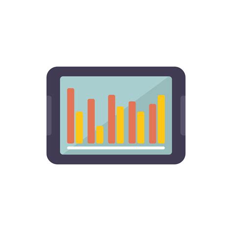 Tablet Showing Statistical Charts Representing Market Trend Analysis