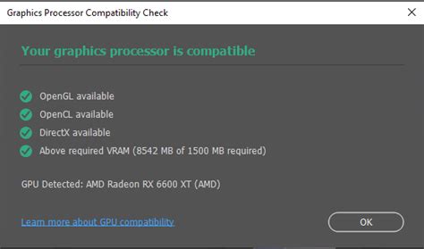 Gpu Recognized For Display But Not For Image Proce Adobe Support Community 13175406