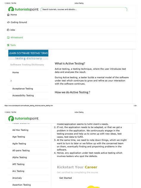 Active Testing3 Pdf Software Testing Quality