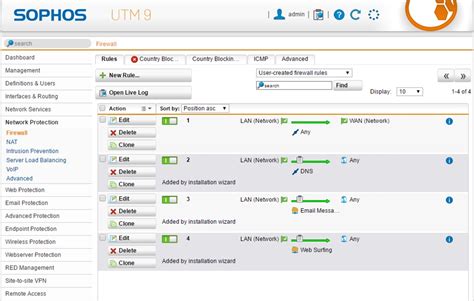 sophos utm 9 3 not routing between interfaces read only utm managed