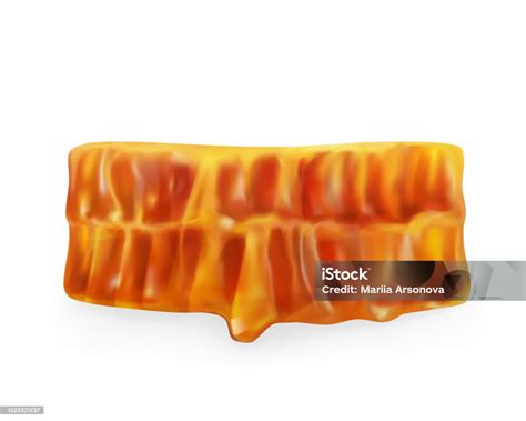 사실적인 벌집 요소 밝은 색상 질감 꿀 3d 육각형 디자인 배너 광고 또는 벽지 요소에 대한 요소 벡터 개체 그룹에 대한 스톡 벡터 아트 및 기타 이미지 Istock