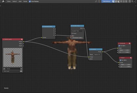 Compositing Nodes Cant Achive Fully Opaque Pixels On My Pixel Art Character Blender Stack